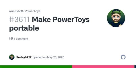 Make Powertoys Portable · Issue 3611 · Microsoftpowertoys · Github