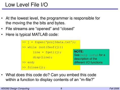 Ppt Matlab File And Directory Management Powerpoint Presentation Id6891269