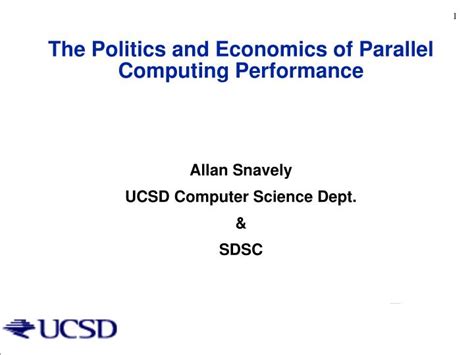 Ppt The Politics And Economics Of Parallel Computing Performance