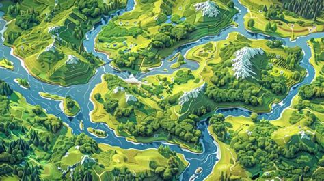 Conservation Map Showing Protected Areas Wildlife Reserves And Habitat Corridors Premium Ai