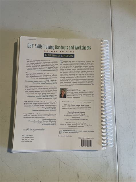 Dbt Skills Training Handouts And Worksheets Second Edition Linehan