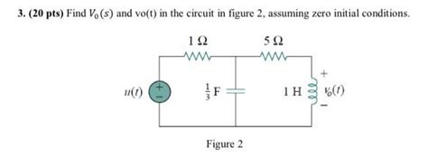 solved 3 20 pts find v0 s and vo t in the circuit in
