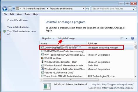 How To Remove Zwinky Toolbar Browser Hijacker WinTips Org