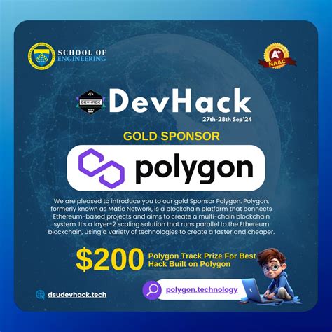 Dsudevhack Polygon Goldsponsor Hackathon Techinnovation