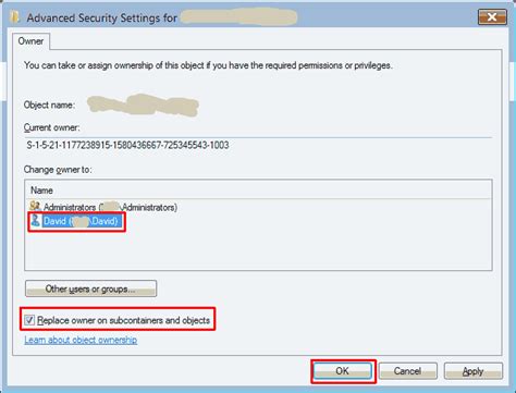 Reset NTFS Permissions David Elentok S Blog