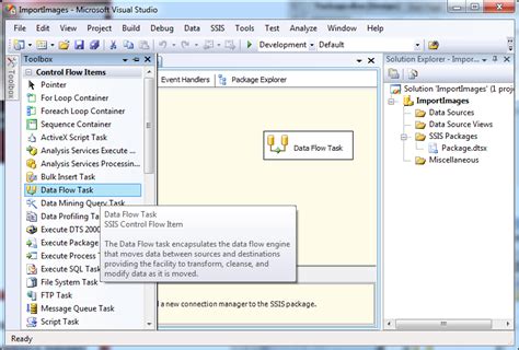 Import Images To SQL Server Using SSIS