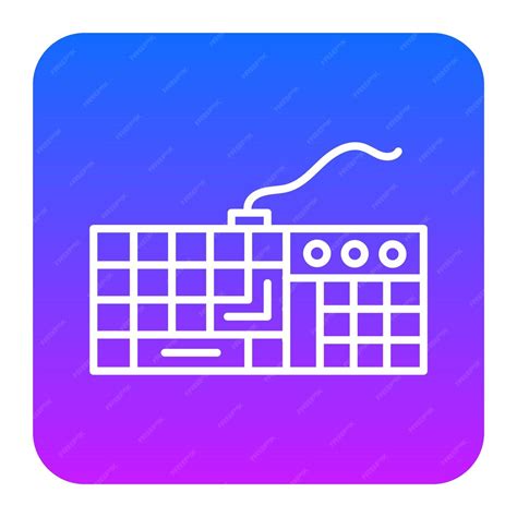 Premium Vector Keyboard Vector Illustration