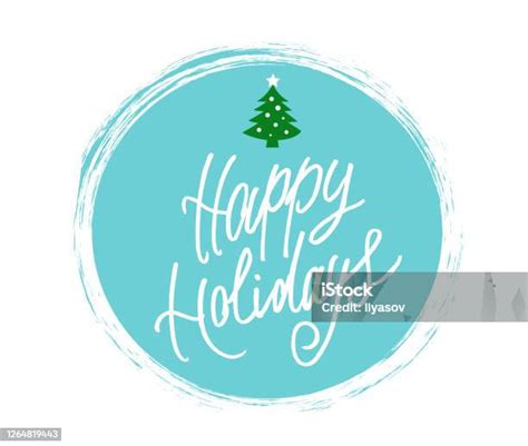 해피 홀리데이 필기 글자 선물 배너 태그 등을 위한 인사말 카드 소원 빌기에 대한 스톡 벡터 아트 및 기타 이미지 소원 빌기