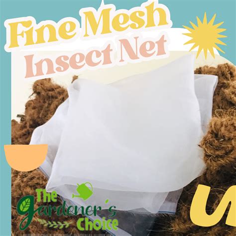 fine mesh insect net 5ft by 1 meter garden net insect net the