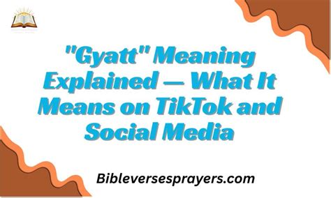 Gyatt Meaning Explained — What It Means On Tiktok And Social Media