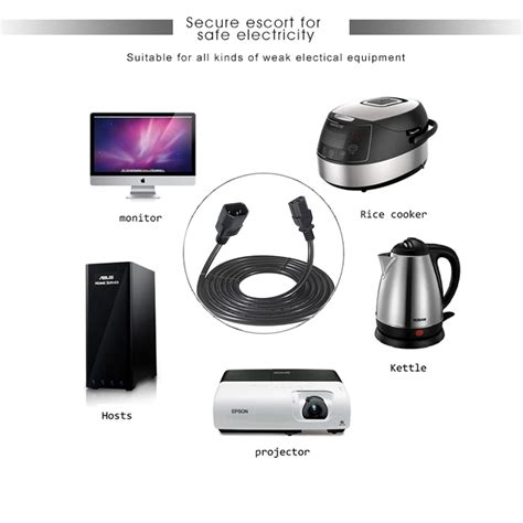 Iec Plug Socket Female Conector Core Connector C C Adaptor Iec Ac Male C C Power