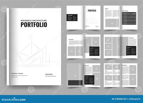 Architecture Portfolio Template Photography Design Portfolio And Multipurpose Brochure Layout