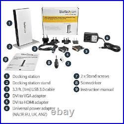 StarTech Com Dual Monitor USB Docking Station With DVI And Vertical Stand Usb Docking Station