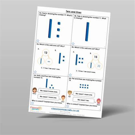 Tens And Ones Reasoning And Problem Solving Resource Classroom Secrets