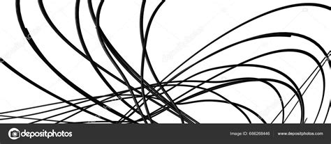 Contemporary Artistic Expression Delicate Bezier Curves Fine Lines
