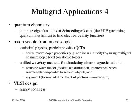 Ppt Multigrid Methods And Applications Powerpoint Presentation Free
