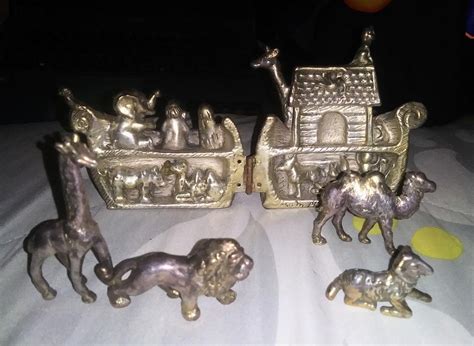 Found In Box W Sam Phillipe Silver Ark Are These Silver Figures W