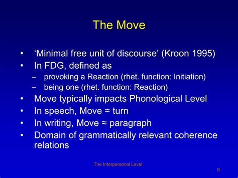 Ppt The Interpersonal Level In Functional Discourse Grammar Powerpoint Presentation Id 6610921