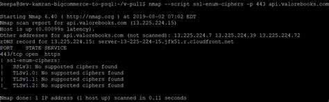 Ssl Why Same Nmap Command Behaves Different At Server Than Local Machine Server Fault