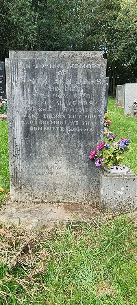 Elvira Ann Dean Jinks 1919 1970 Mémorial Find A Grave