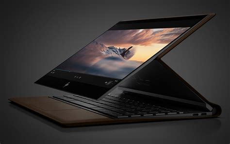 The Hp Spectre Folio Is A In Laptop That S Clad In Full Grain Leather