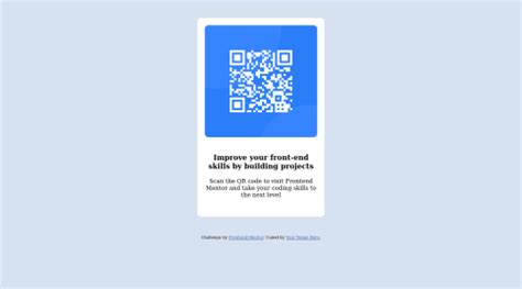 Frontend Mentor Qrcode Using Flexbox Coding Challenge Solution