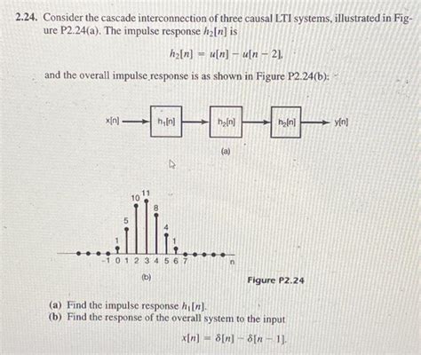 Solved 2 24 Consider The Cascade Interconnection Of Three Chegg Com