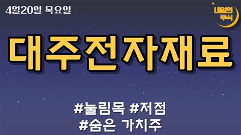 2차전지 랠리 아직 고민중이시라면 대주전자재료 모든 분석 Youtube