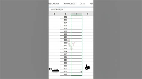 Unichar Formula In Excel Youtube