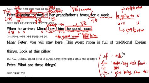 영어 독해 잘하는 법 3단계 연습한 문장을 연결시킵니다 중2 능률 김성곤 Lesson 3 본문 1 Youtube