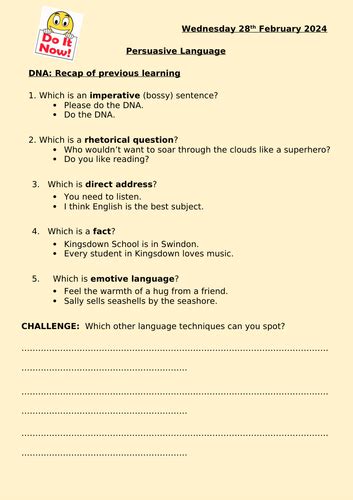 Persuasive Writing Teaching Resources