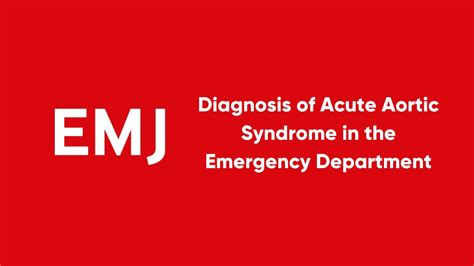 Evaluating Acute Aortic Syndrome Diagnosis