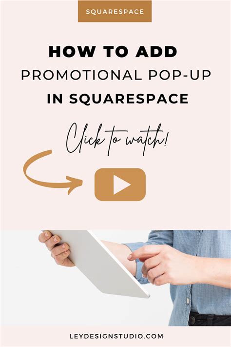 How To Add A Promotional Pop Up In Squarespace