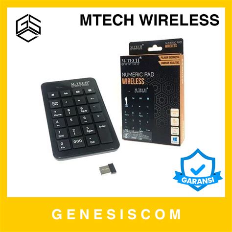 Jual Keyboard Numeric Wireless Mtech Keypad Nano Usb Receiver Key Board