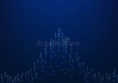 Data Technology The Lines That Rise Simultaneously Represent The Use Of Technology To Store