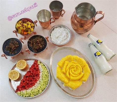 گلچینی از زیباترین تزیین سالاد شیرازی عکس