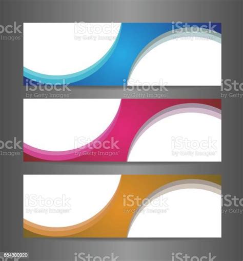 3 추상적인 현대 배너 질감을 설정 합니다 웹 배너 디자인을 위한 벡터 배너 배경 그라데이션에 대한 스톡 벡터 아트 및 기타