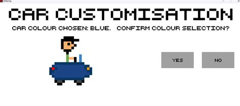 Help With Customisation In Pygame Rpygame