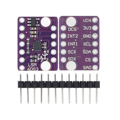 Gy Lsm6ds3 Lsm6ds3 Gyorsulásmérő Giroszkóp Beágyazott Digitális Hőmérséklet érzékelő Modul Spi