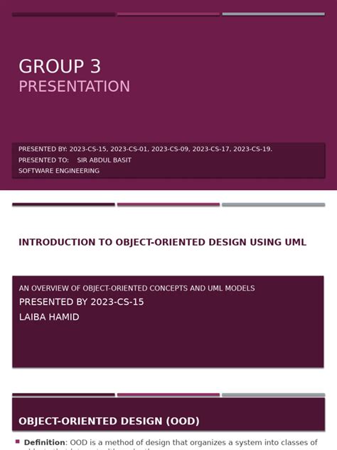 Presentation1 Software Engineering Pdf Class Computer Programming