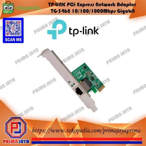 Jual Tp Link Tg 3468 Lan Card Gigabit Pci Express Network Adapter Di