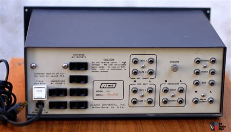Agi Model 511 Solid State Stereo Preamplifier Photo 778685 Us Audio Mart