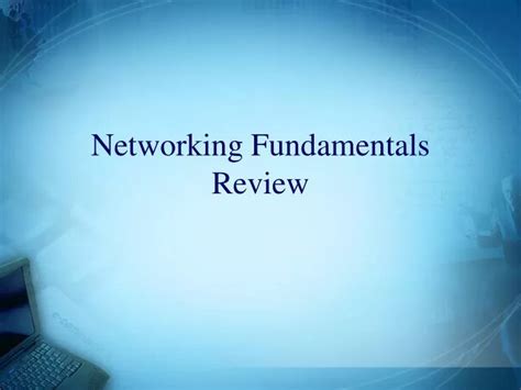 PPT Networking Fundamentals Review PowerPoint Presentation Free Download ID 3830616