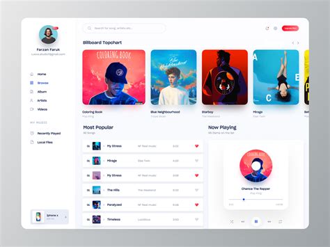 Music Player Web App Ui Web App Ui Design App Ui Design Ui Design