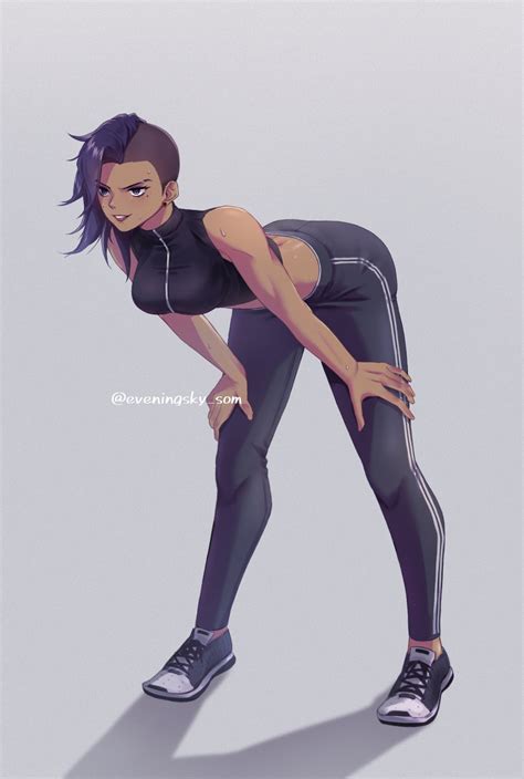 Sombra Overwatch Drawn By Eveningsky Som Danbooru