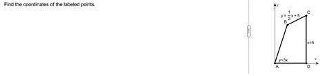 Solved Find the coordinates of the labeled points с Chegg