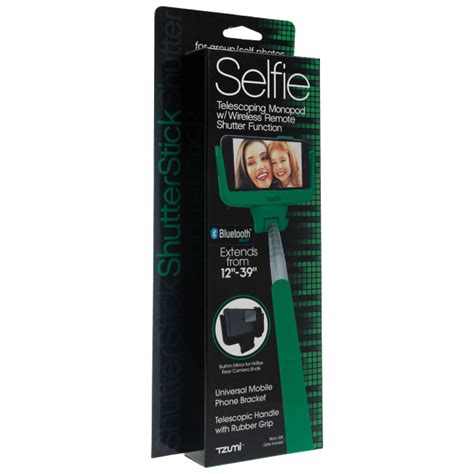MorningSave Tzumi Compact Wireless Selfie Stick Random Color