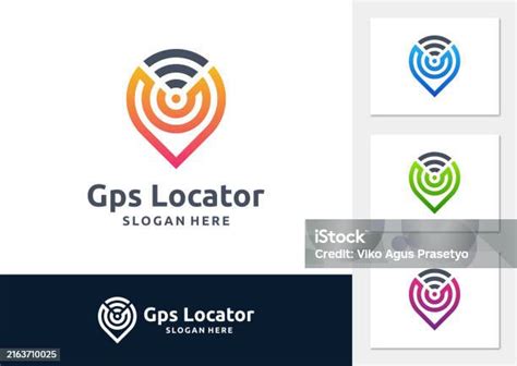 무선 핀 위치 로고 디자인 컨셉 로케이터 아이콘입니다 핀 맵 로고 벡터입니다 0명에 대한 스톡 벡터 아트 및 기타 이미지 0