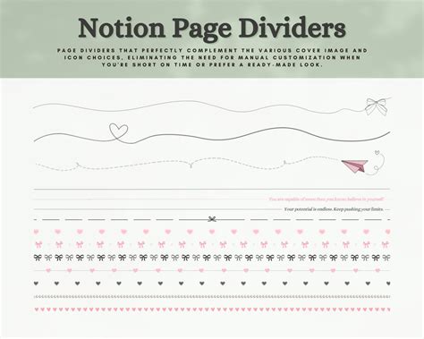 Notion Customization Cute Aesthetic Bundle That Girl Planner Pink Covers And Dividers