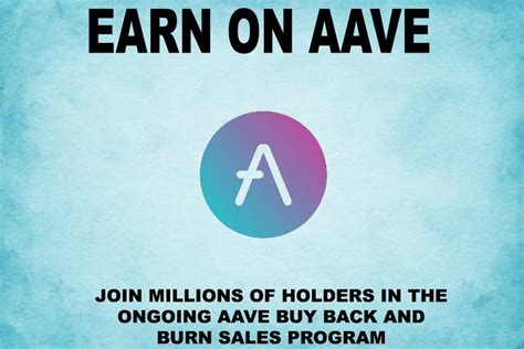 Aave Buyback And Burn Sales Program By Aave Protocol Medium